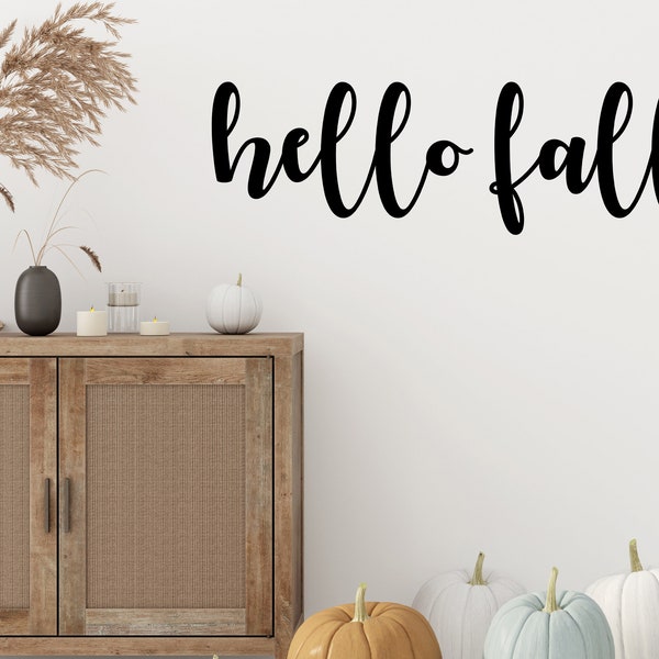 Hello Wall Decal - Etsy