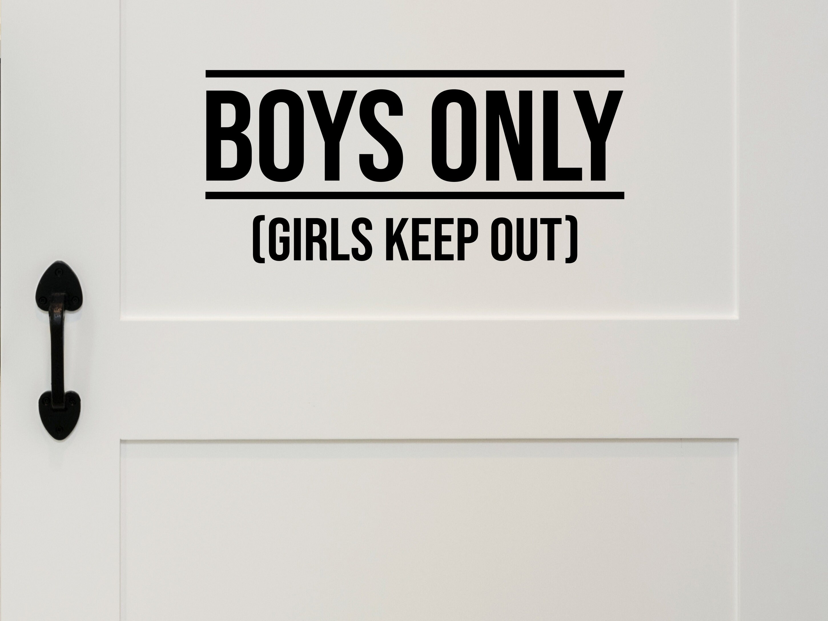 Girly Keep Out Signs