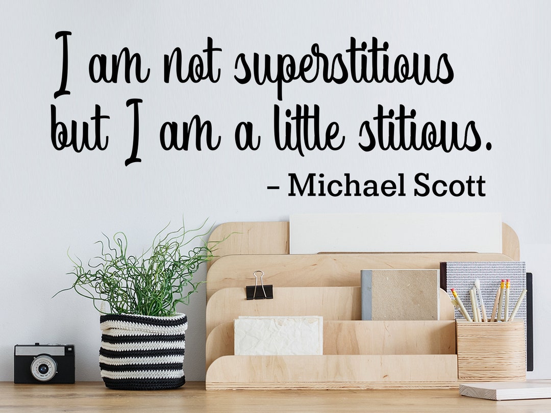 Je ne suis pas superstitieux mais je suis un peu stitiious - Etsy France