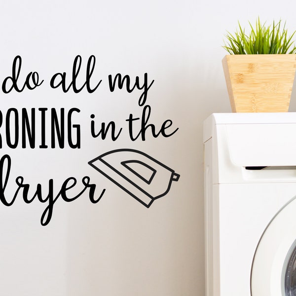 Ironing Decal - Etsy