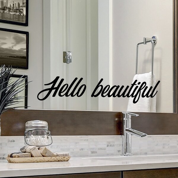 Hello Beautiful Wall Decor - Etsy