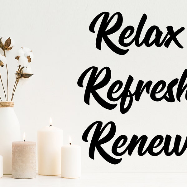 Relax Sign - Etsy