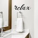 Relax Wall Decal Relax Wall Decal Relax Sign Mirror | Etsy