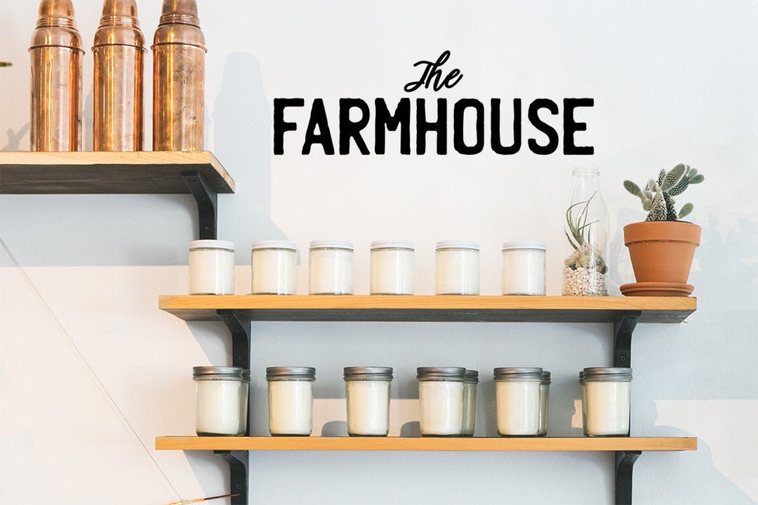 Farmhouse Farmhouse Decals Farmhouse Decor Wall Decal - Etsy