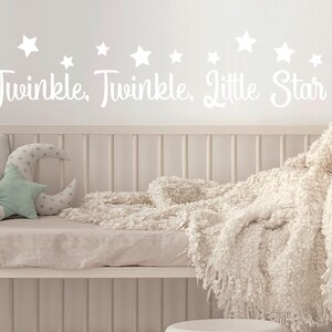 Twinkle Twinkle Little Star Wall Decal Vinyl Decal - Etsy