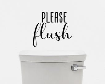 2 Pack 9 X 3 Please Flush After Use Washroom - Etsy
