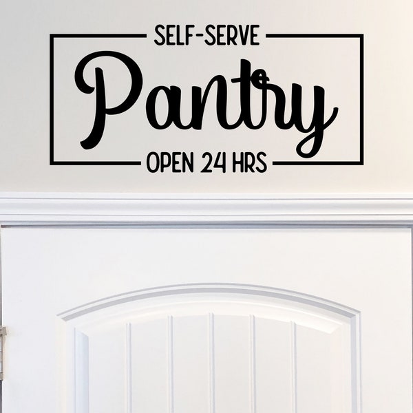Pantry Door Decal Etsy