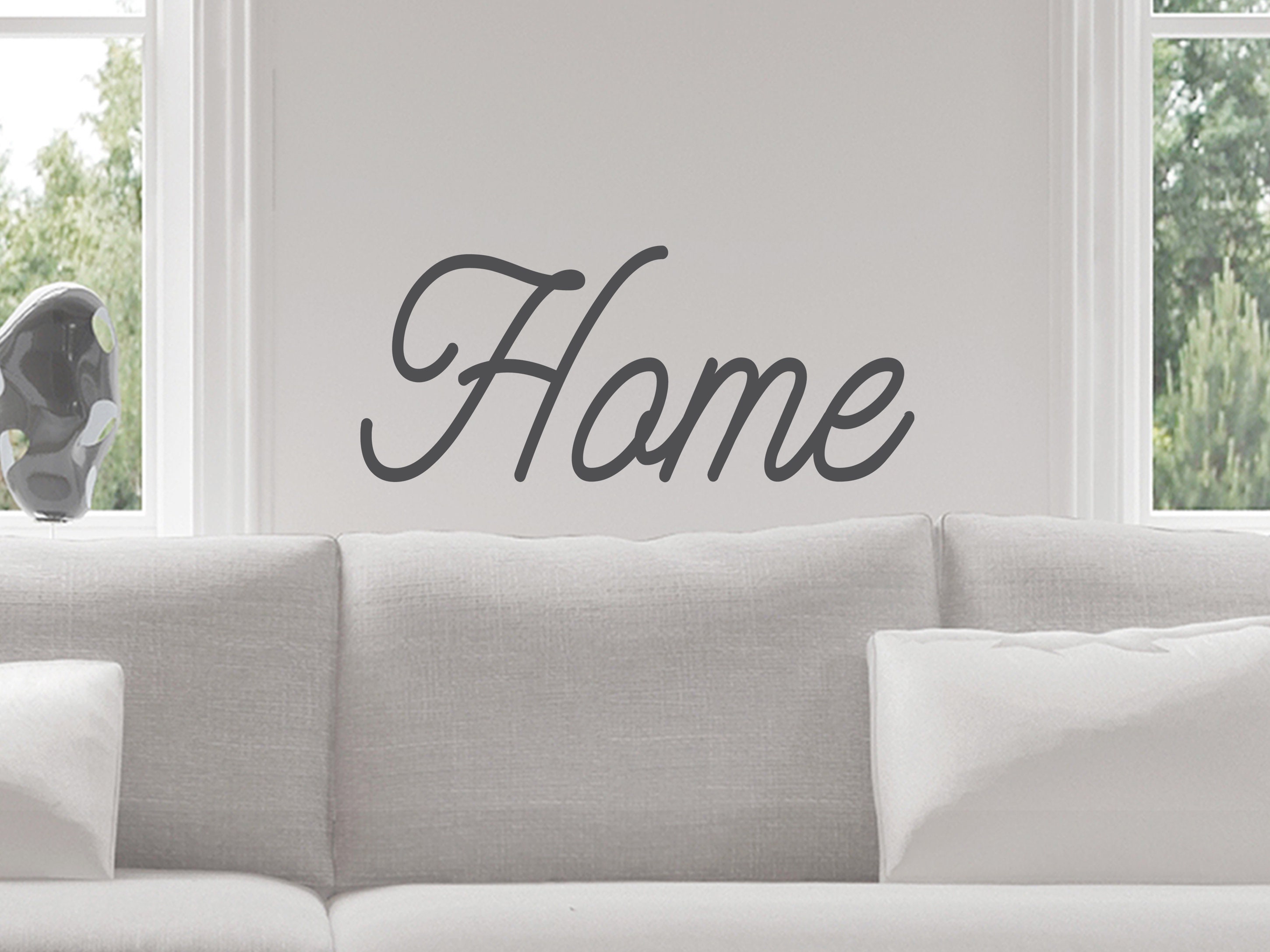 Home Home Decal Home Wall Decal Home Sign Wall Decal - Etsy