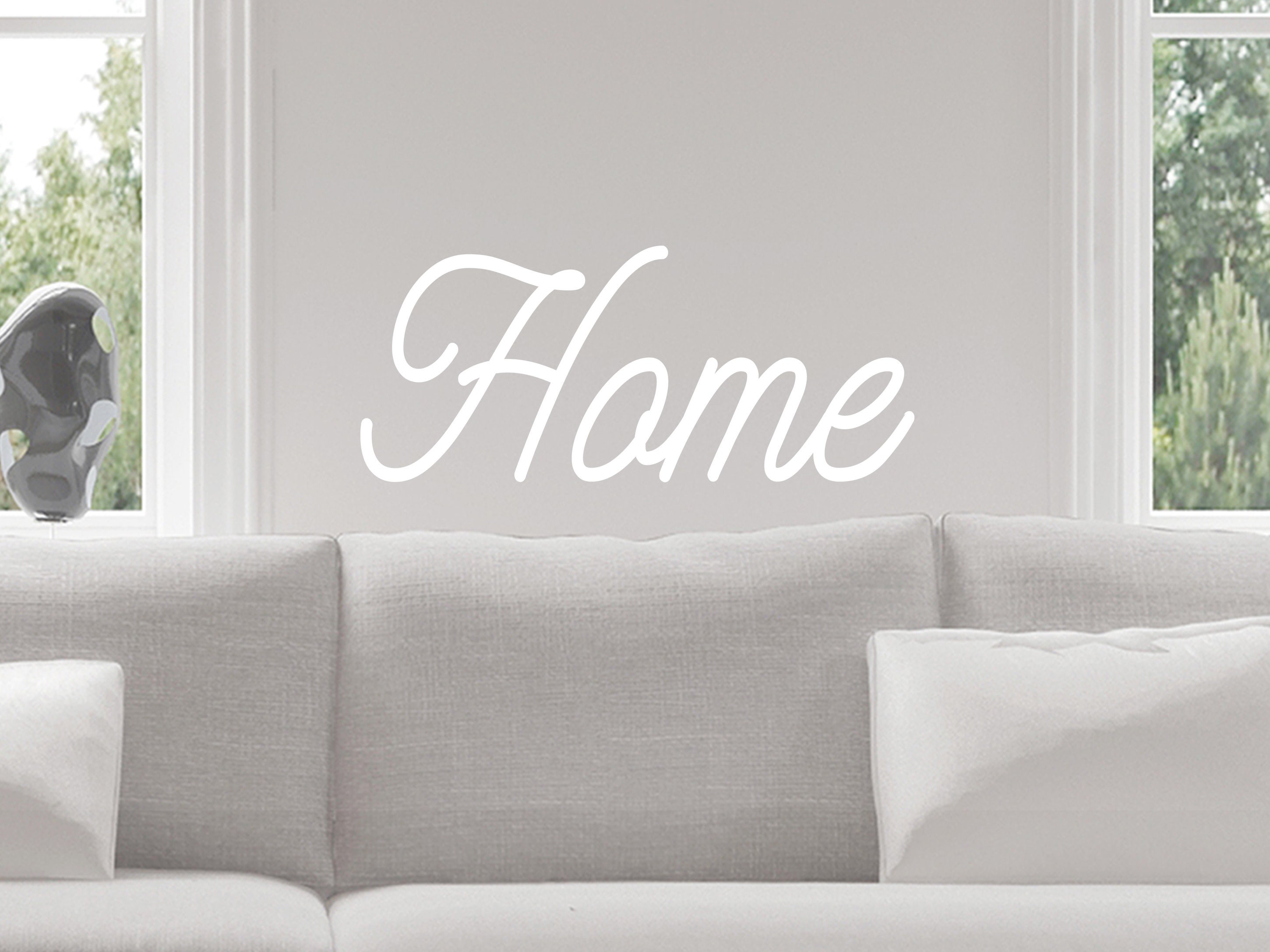 Home Home Decal Home Wall Decal Home Sign Wall Decal - Etsy