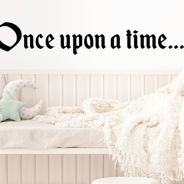 Once Upon a Time Sticker - Etsy