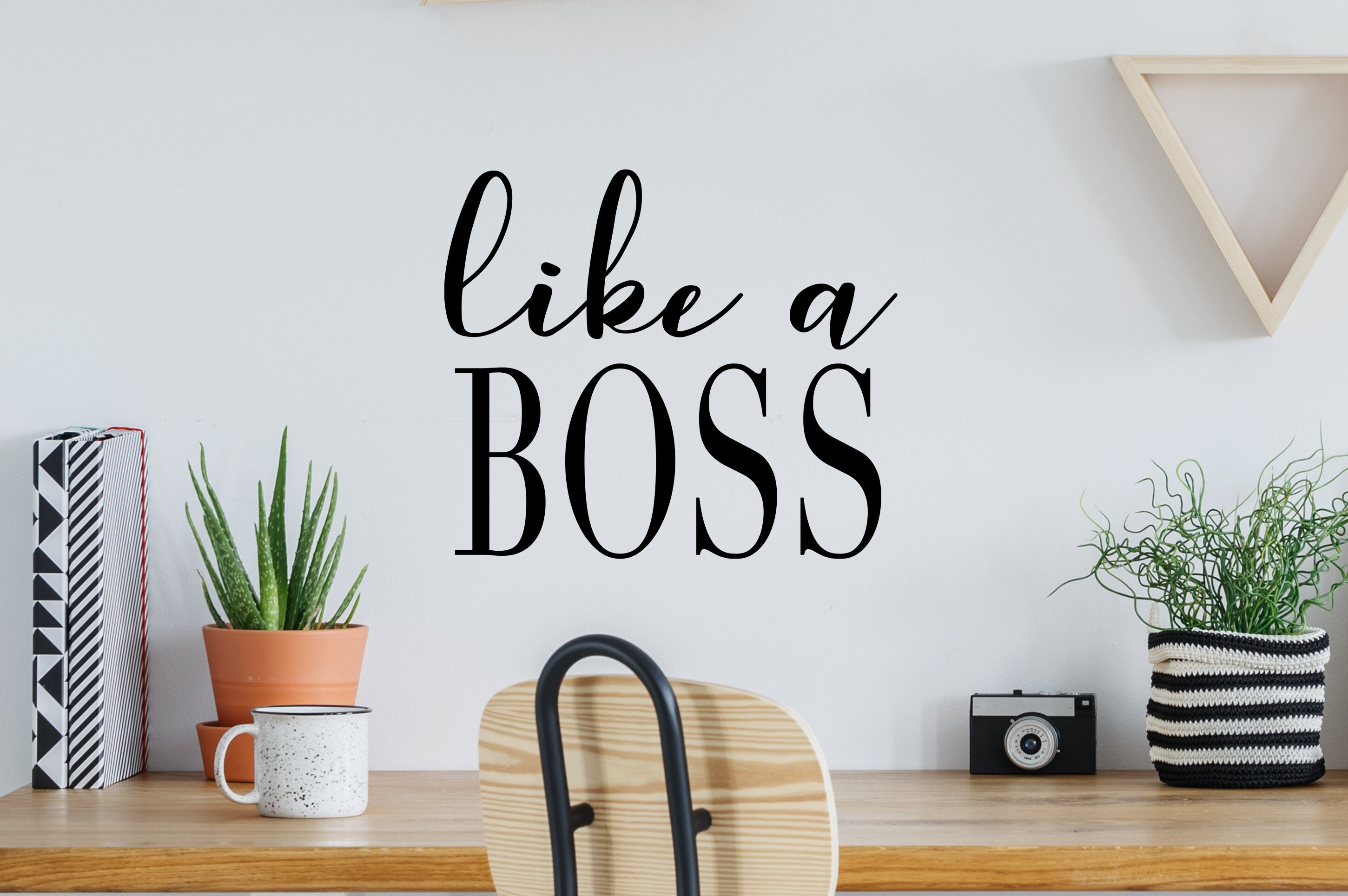 Like A Boss Like A Boss Decal Wall Decal Vinyl Decal - Etsy