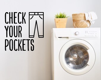 Laundry Service Wall Decal Laundry Room Removable Wall Sticker - Etsy ...