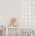 Alphabet Alphabet Decal Alphabet Letters Wall Decal - Etsy