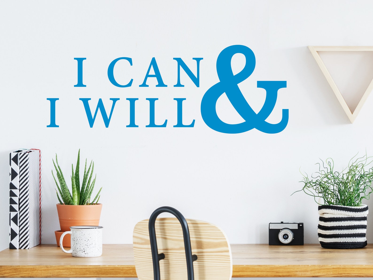 I Can and I Will Wall Decal Vinyl Decal Office Wall | Etsy