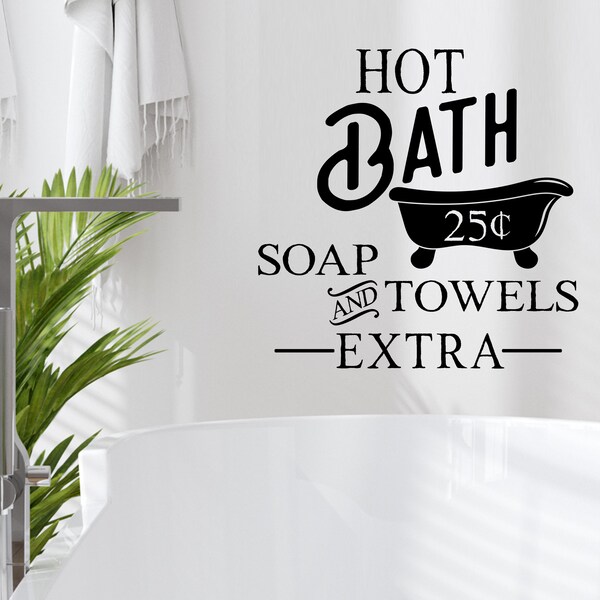 Hot Baths Sign - Etsy