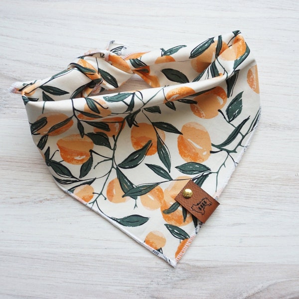 Peach Dog Bandana - Etsy