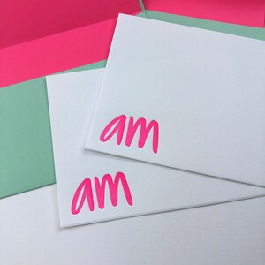Personalized Letterpress Stationery Set | Custom Stationery Gift ...
