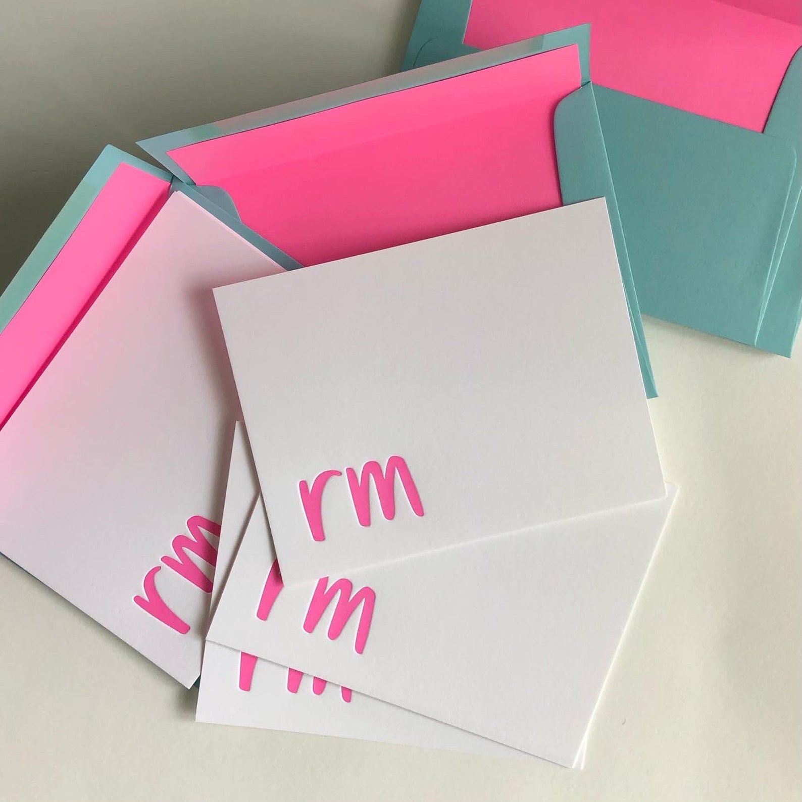 Personalized Letterpress Stationery Set Custom Stationery Gift Premium ...