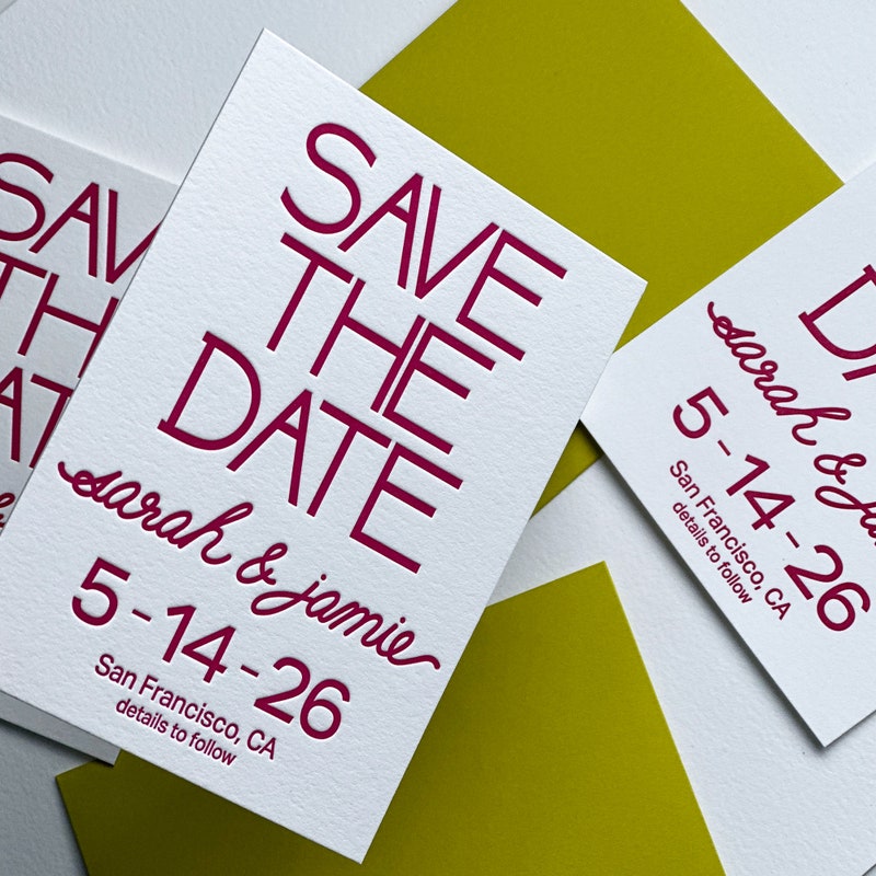 Unique Save the Date - Etsy