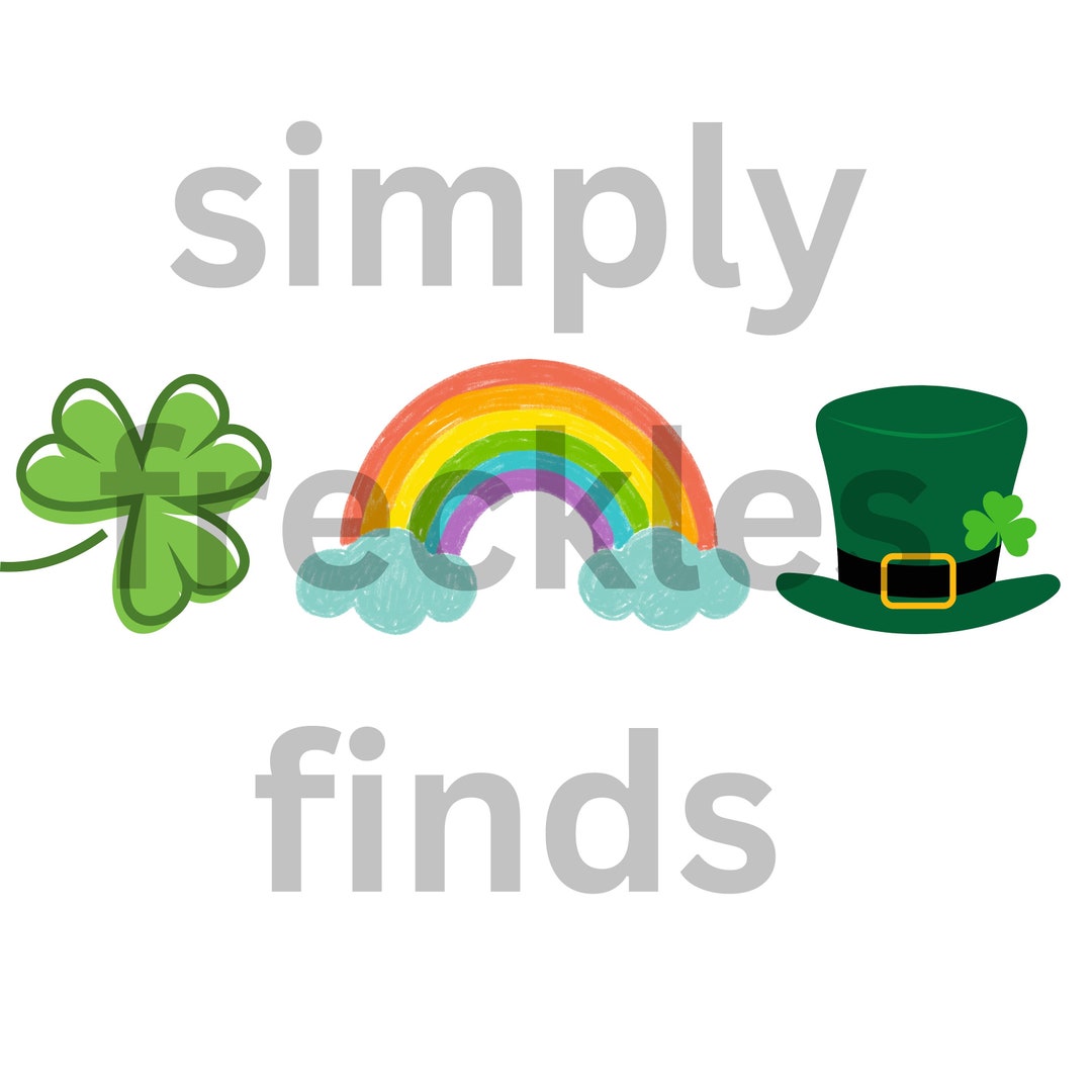 Saint Patricks Day Shamrock Rainbow Leperchaun Hat Green Sublimation ...