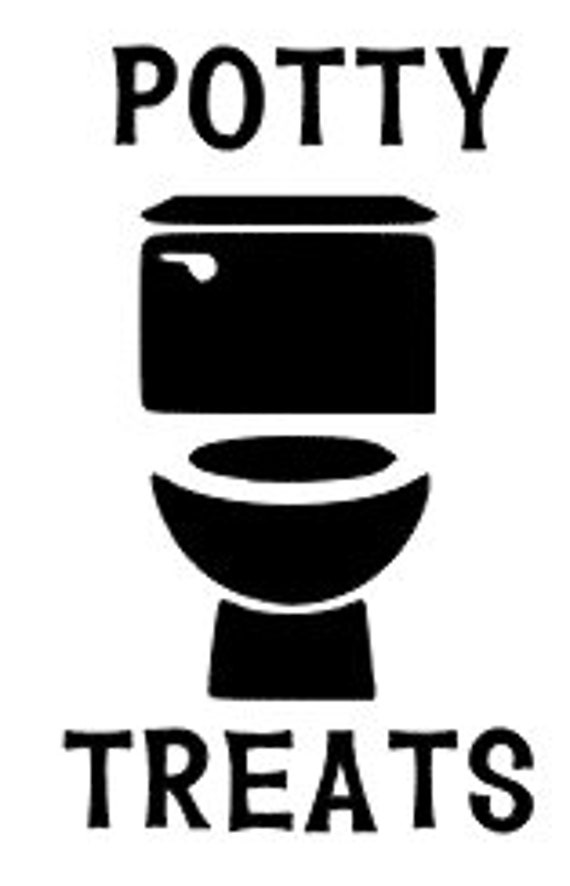 Potty Treat Decal SVG Digital File - Etsy