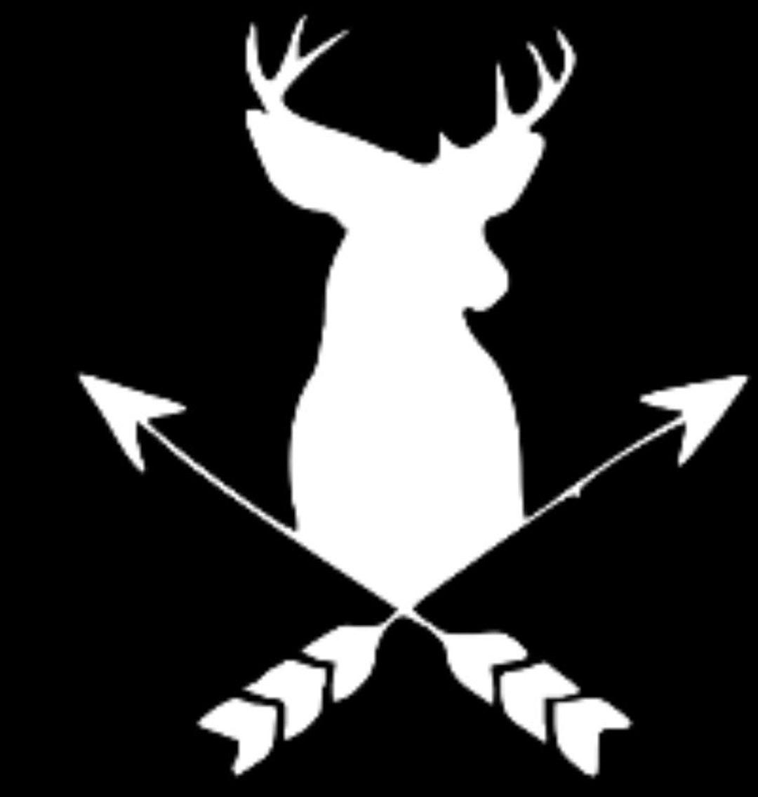 Deer Bow Hunting Arrows Buck Vinyl Decal Customizable - Etsy