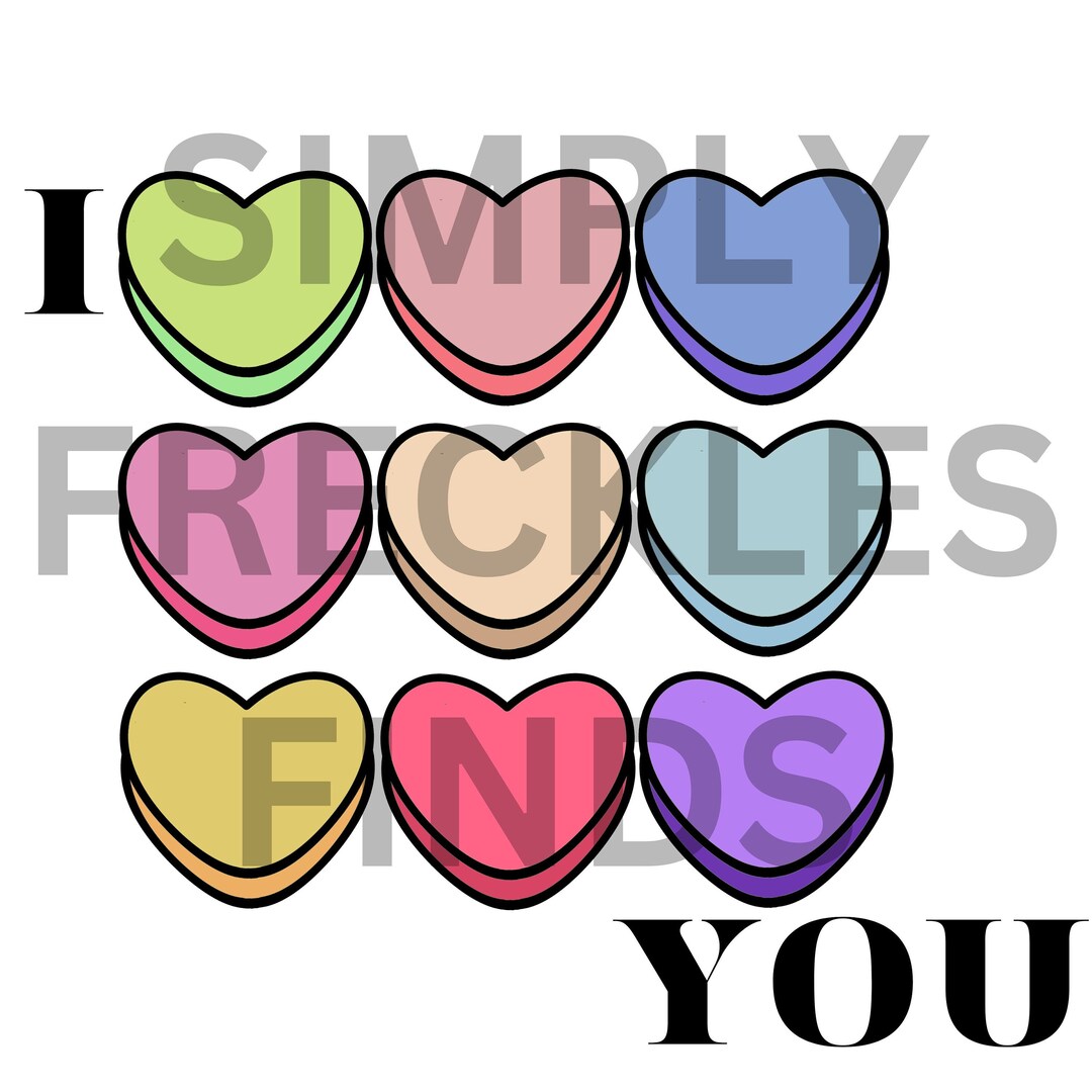 I Hear You Candy Hearts Retro Valentine Valentines Day Love Heart Ready ...