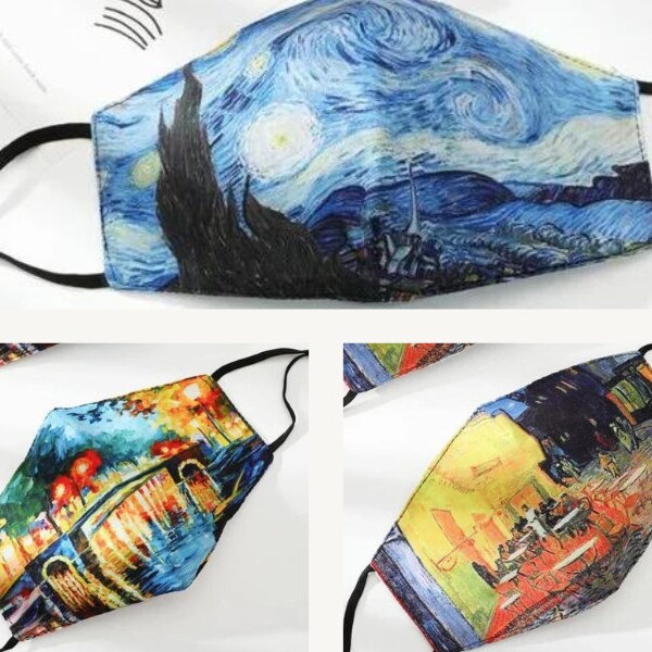 Van Gogh Mask - Etsy