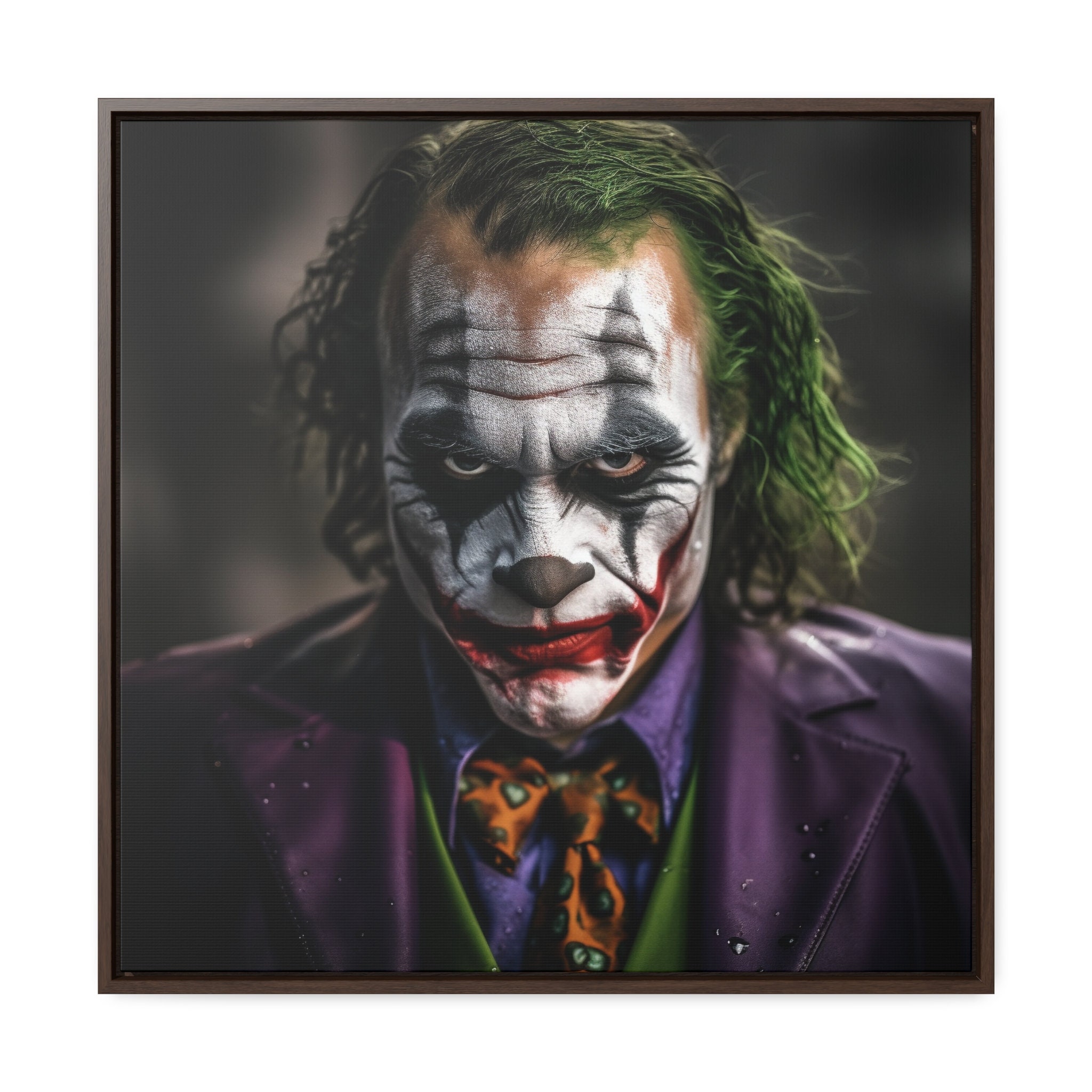 Joker Print Photo-realistic Art Colorful Wall Decor Vibrant - Etsy