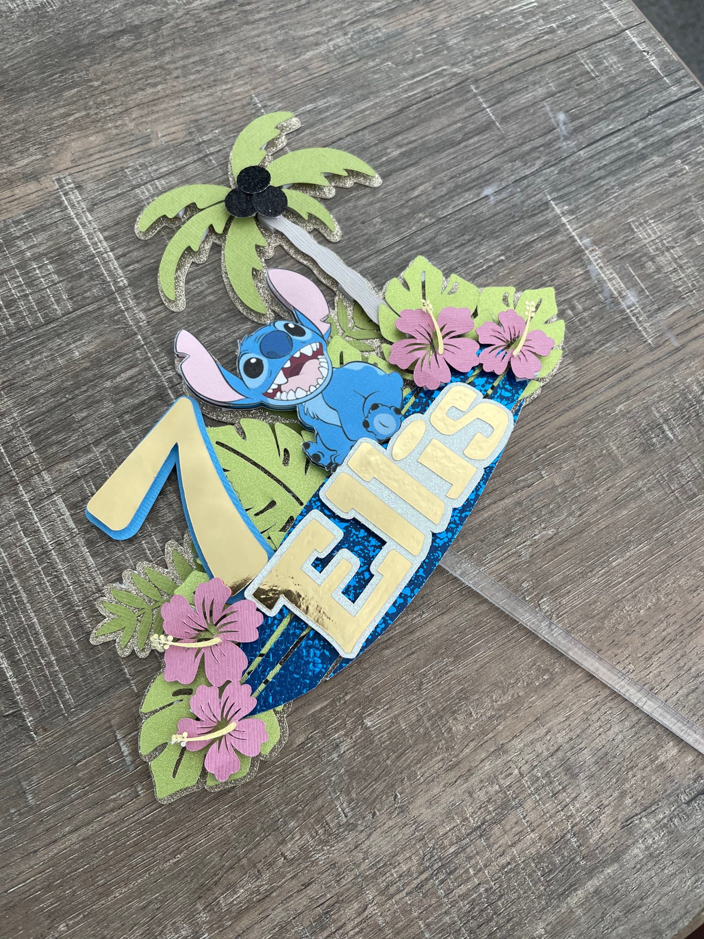 Stitch Cake Topper Lilo and Stitch Topper Stitch Birthday - Etsy Canada
