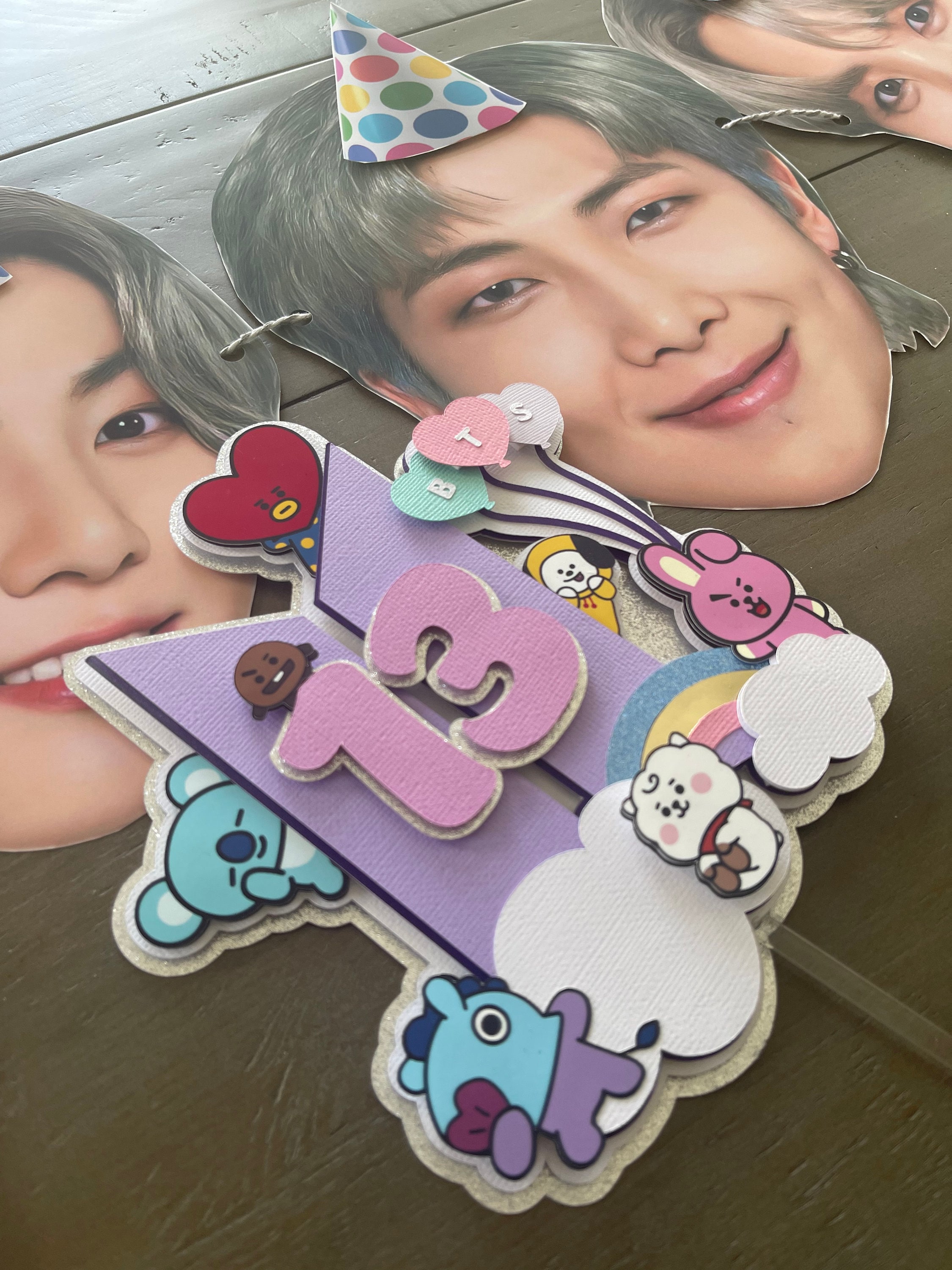 BTS Cake Topper B21 Cake Topper B21 BTS Merch BTS - Etsy