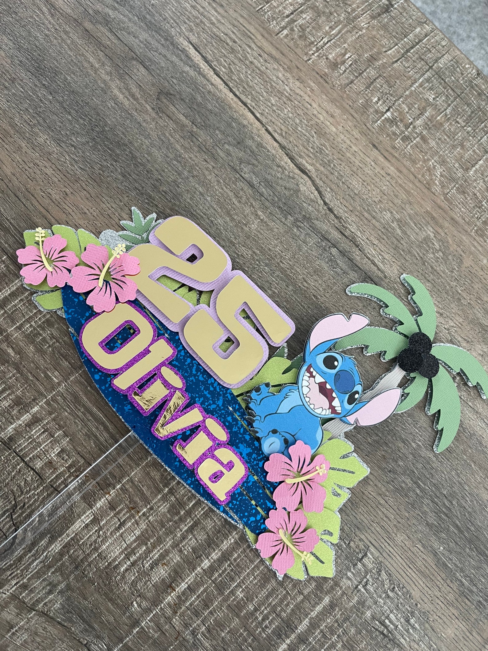 Stitch Cake Topper Lilo and Stitch Topper Stitch Birthday - Etsy Canada