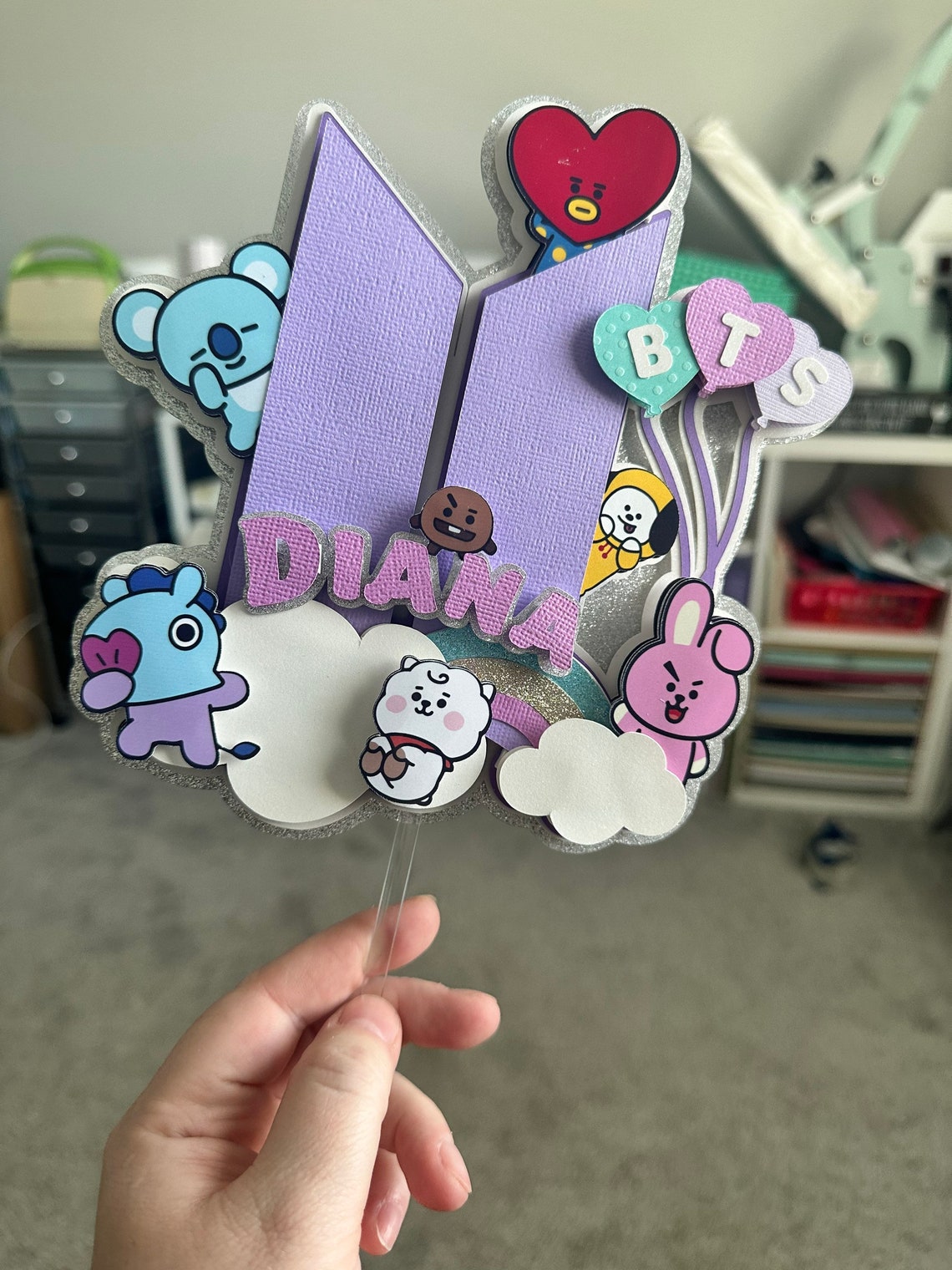 BTS Cake Topper B21 Cake Topper B21 BTS Merch BTS - Etsy