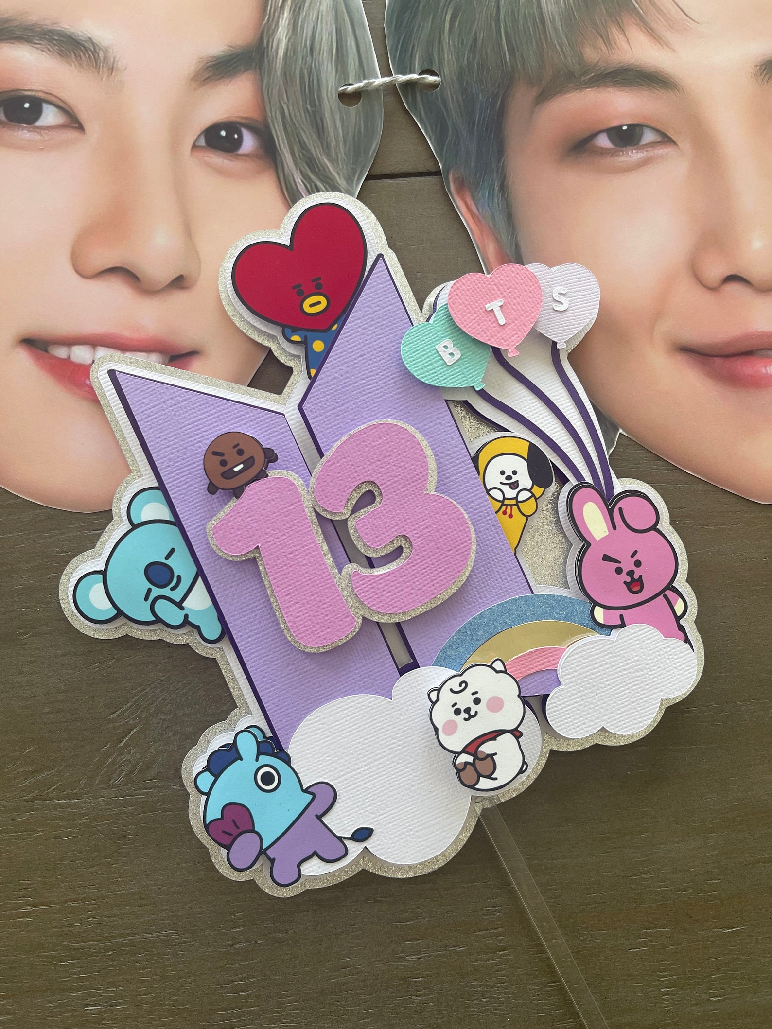 BTS Cake Topper B21 Cake Topper B21 BTS Merch BTS - Etsy