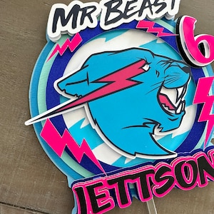 Youtube Star Cake Topper, Beast Birthday, Beast Cake Topper, - Etsy