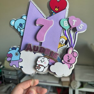 BTS Cake Topper, B21 Cake Topper , B21 , BTS Merch, BTS Birthday - Etsy