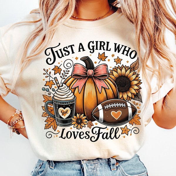 Girl Fall Svg - Etsy