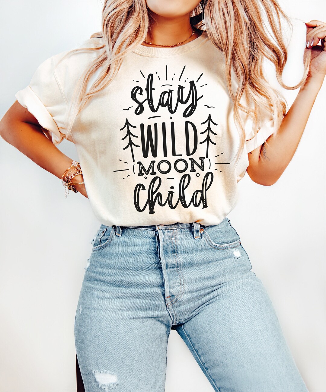 Stay Wild Moon Child SVG , Moon Svg, Moon Child Svg, Moon Phase Svg ...