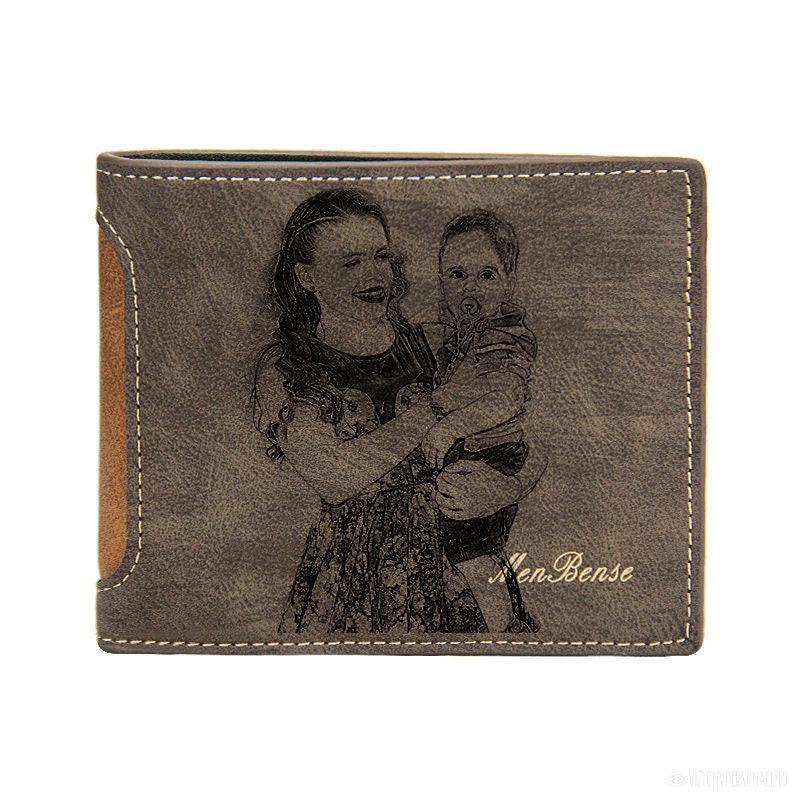 Custom Mens Photo Wallet Personalized Wallets for Him or Her - Etsy
