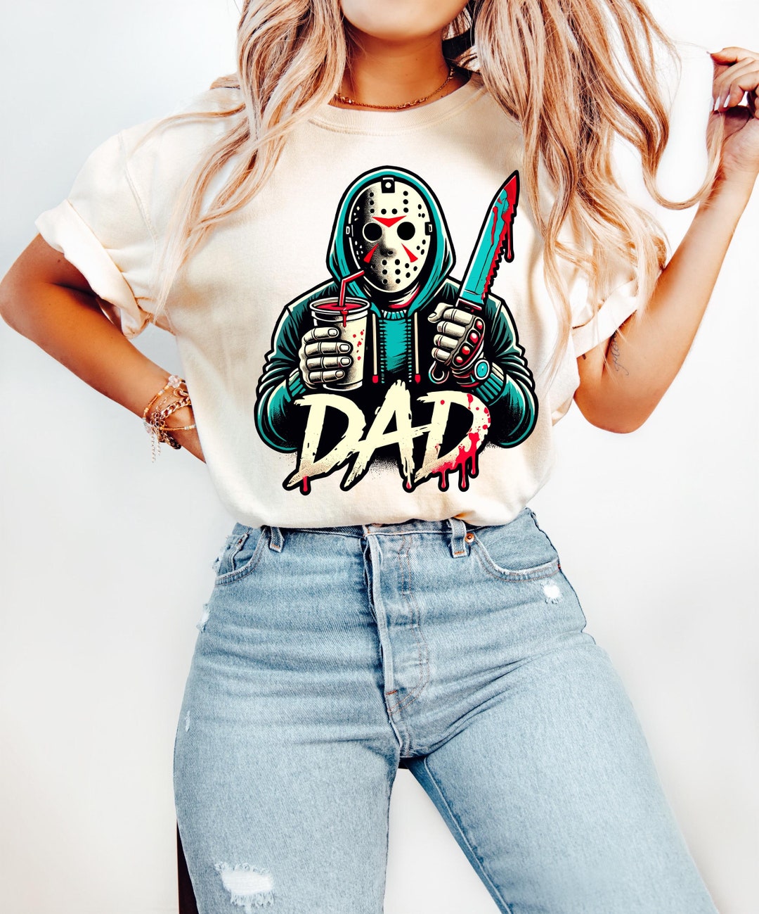 Halloween Horror Dad Movie Svg & Png, Dad Sublimation Design, Valentine ...