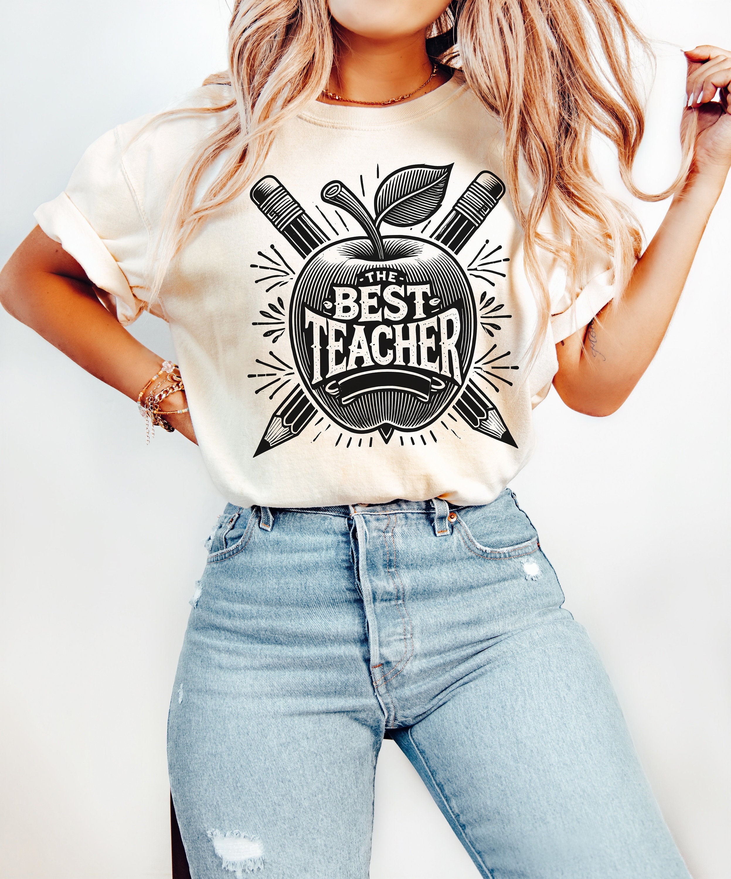 Der beste Lehrer Png, Lehrer Clipart svg, Bleistift-Viertel svg, Apfel ...