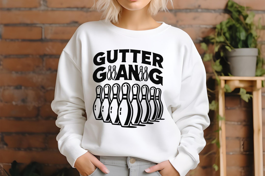 Gutter Gang SVG, Bowling SVG, Bowling Player SVG, Funny Bowling Svg ...