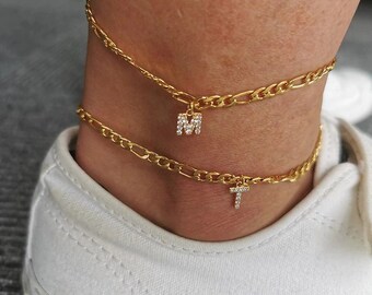 Leg Initial Chain - Etsy