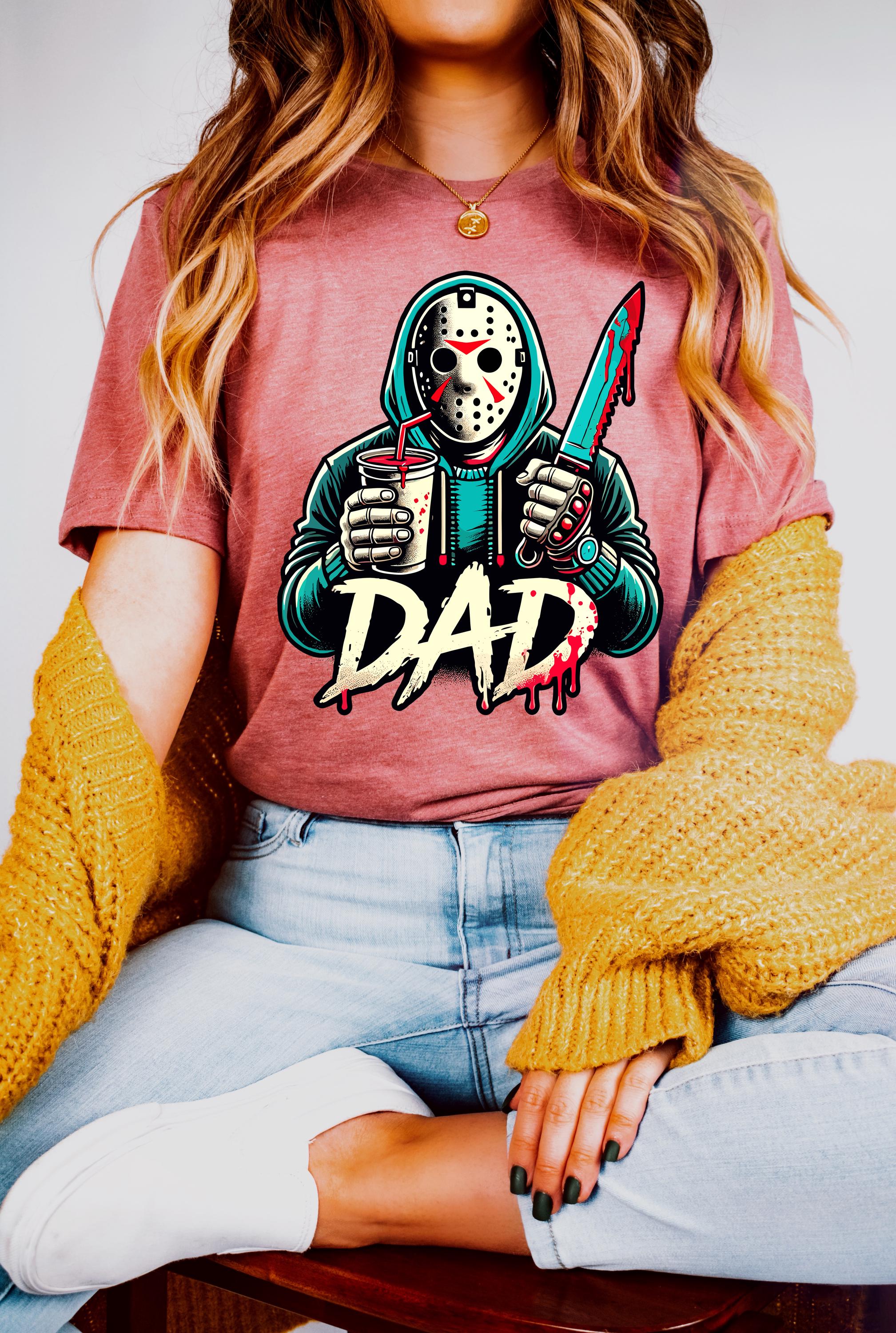 Halloween Horror Dad Movie Svg & Png, Dad Sublimation Design, Valentine ...