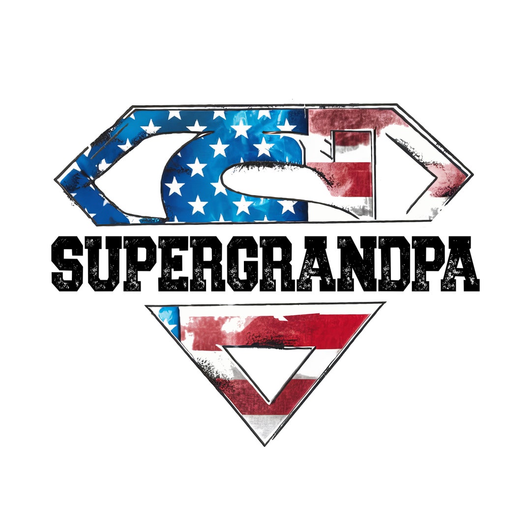 Grandpa SVG, Super Grandpa Split Name Frame Svg Father's Day SVG File ...