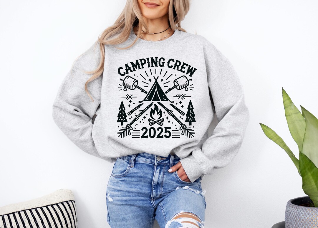 Camping Crew 2025 Svg, Camping Friends Svg, Camping Svg Png, Adventure ...