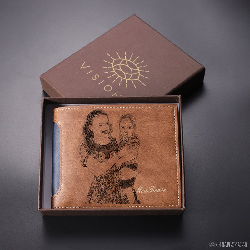 Custom Mens Photo Wallet Personalized Wallets for Him or Her - Etsy