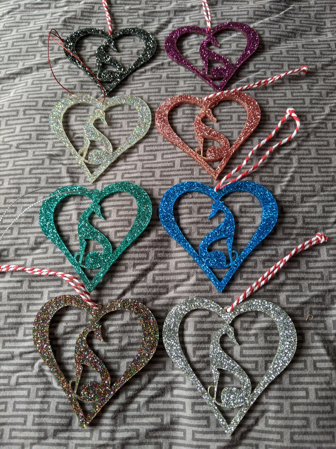 Small Sparkly Perspex Heart - Etsy
