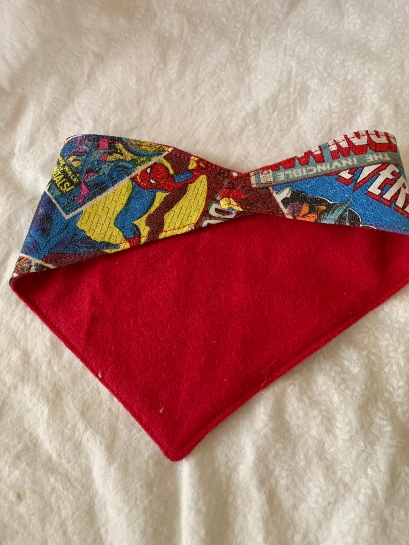 Marvel Comics Bandana. Works as a Bandana for Small Dogs as - Etsy