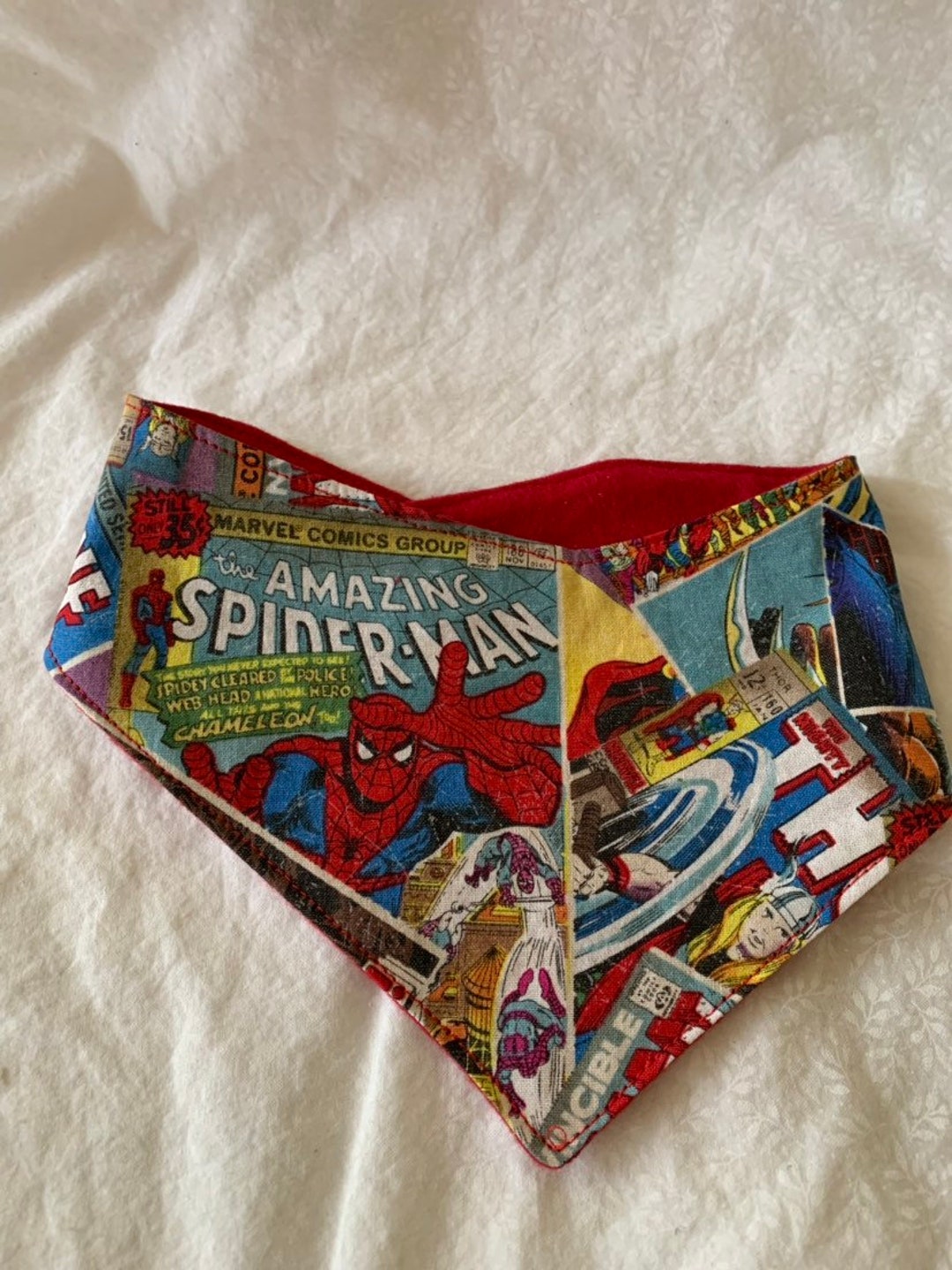 Marvel Comics Bandana. Works as a Bandana for Small Dogs as - Etsy
